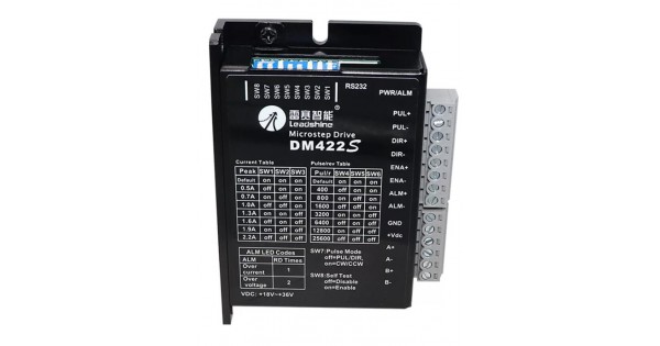 LEADSHINE DM422S Digital Stepper Motor Drive 0.3-2.2A 18-40VDC RS232 Port