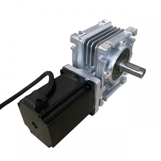 NEMA 34 Stepper Motor Bipolar L=65mm 4A with Worm Gearbox Reduction